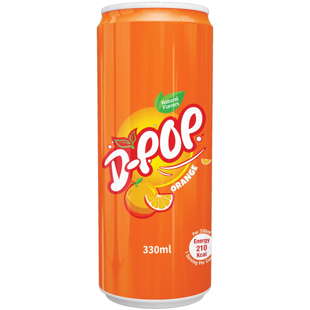 D-Pop Orange 330ml