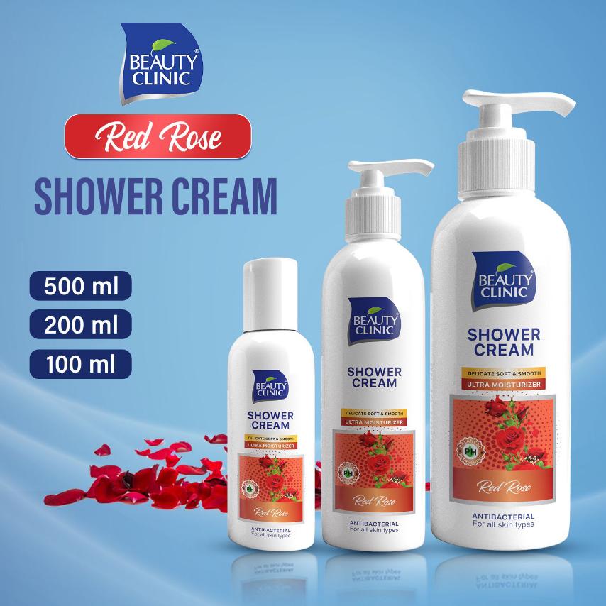 Beauty Clinic Shower Cream Red Rose